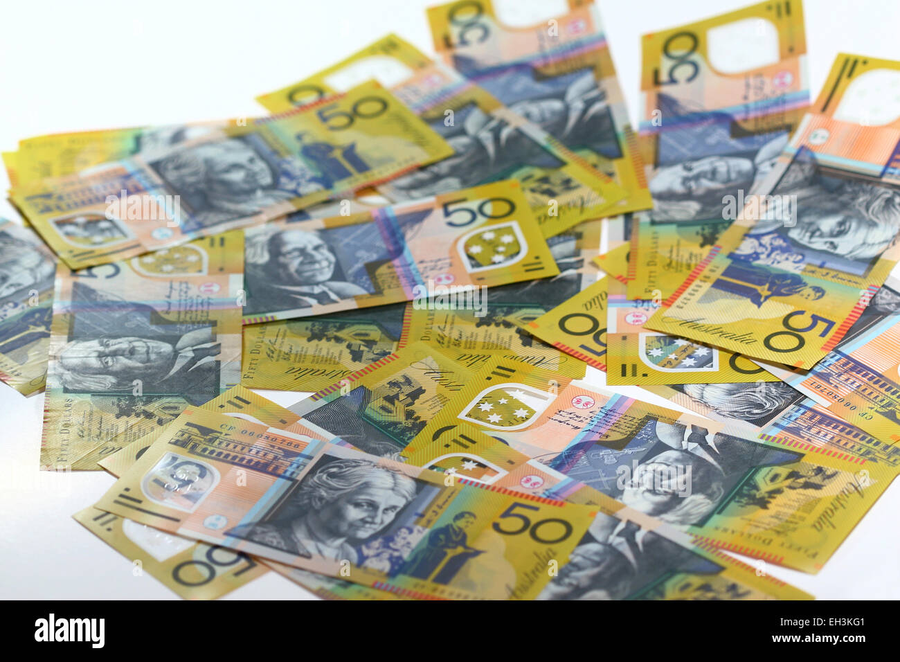 $50 Australian notes Stock Photo - Alamy