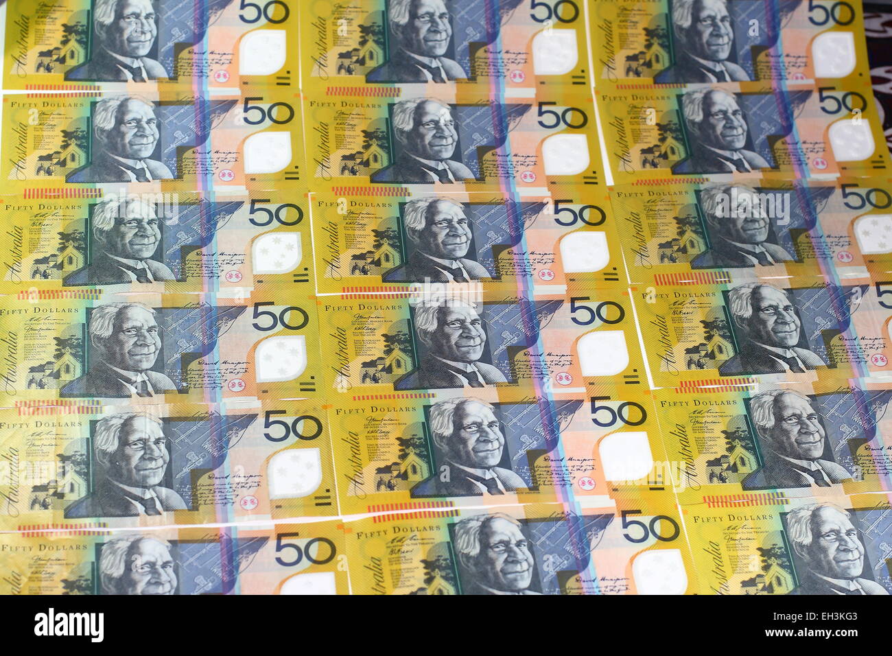 $50 Australian notes Stock Photo - Alamy