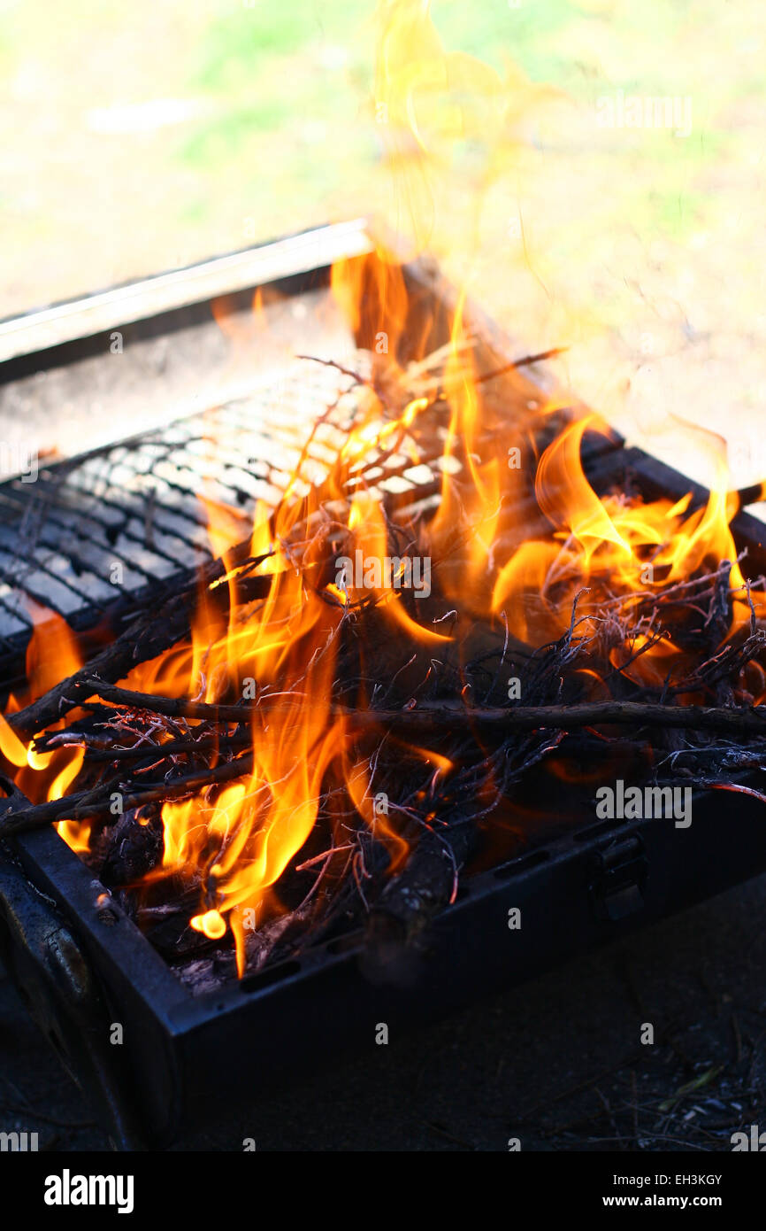 Bbq Burning Stock Photos & Bbq Burning Stock Images - Alamy