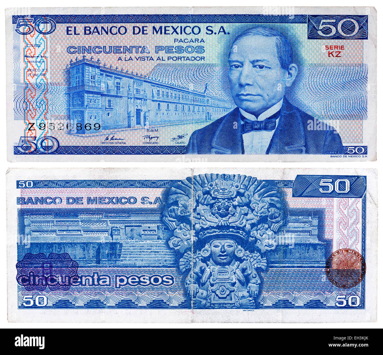 50 mexican peso note High Resolution Stock Photography and Images - Alamy