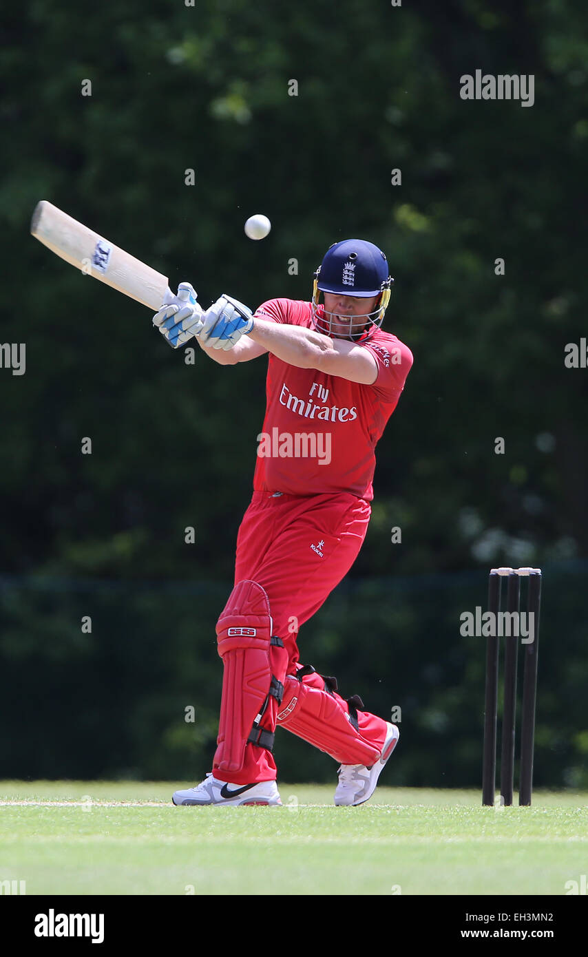 English Cricketer Andrew "Freddie" Flintoff seen at Arundel Cricket ...