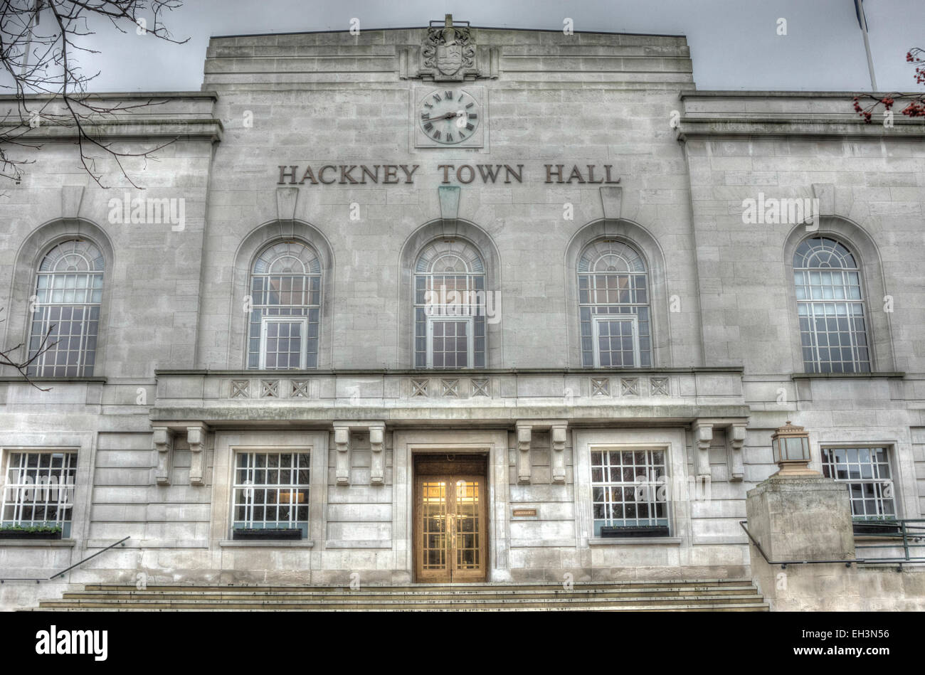 Hackney Town Hall Stock Photo - Alamy