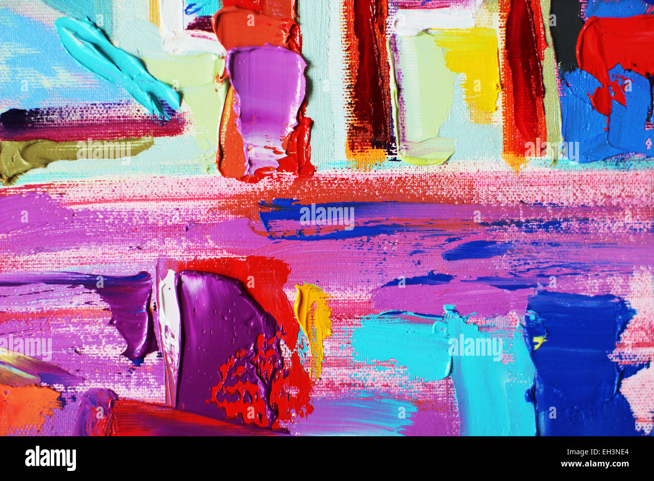Original abstract oil painting hi-res stock photography and images - Alamy