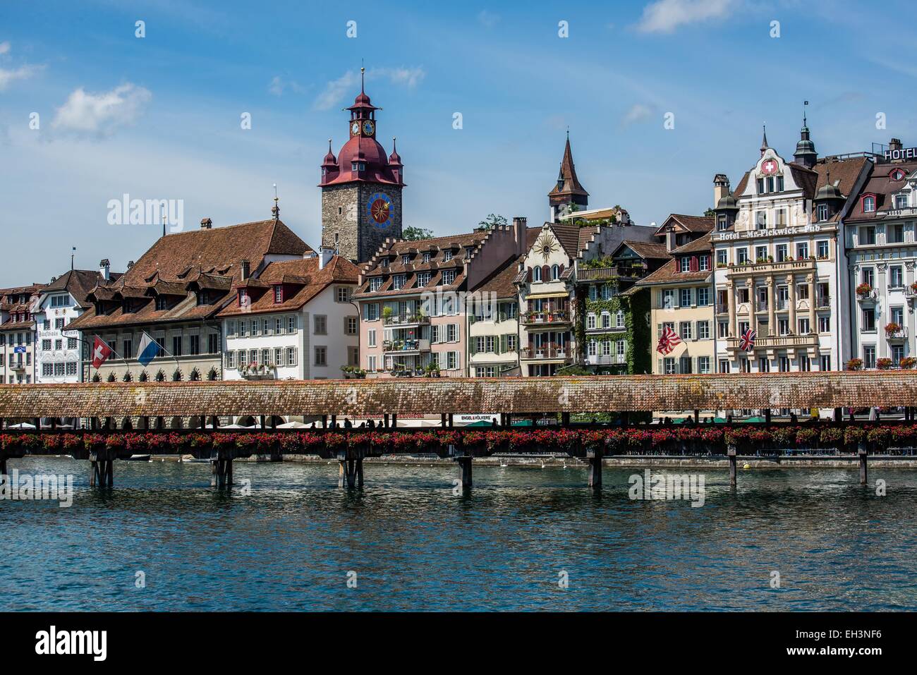 Chapel bridge lucerne switzerland hi-res stock photography and images ...