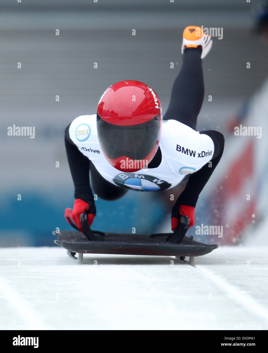 Winterberg, Germany. 06th Mar, 2015. Skeleton racer Maria Montejano of ...
