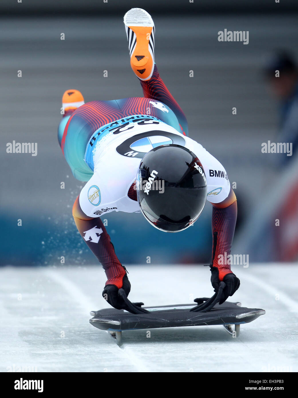 Winterberg, Germany. 06th Mar, 2015. Skeleton racer Takako Omukai of ...