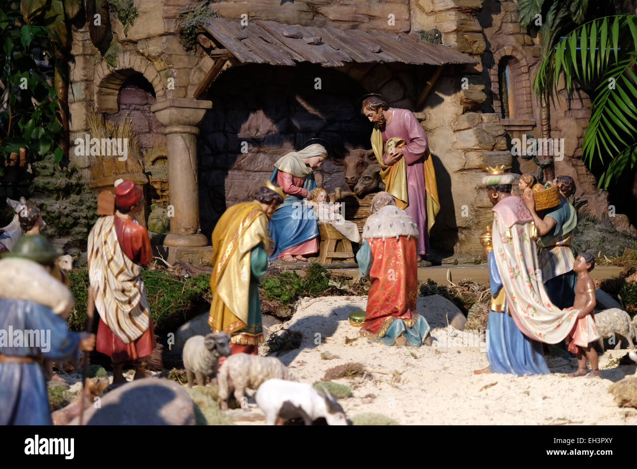 Nativity Crib High Resolution Stock Photography and Images - Alamy