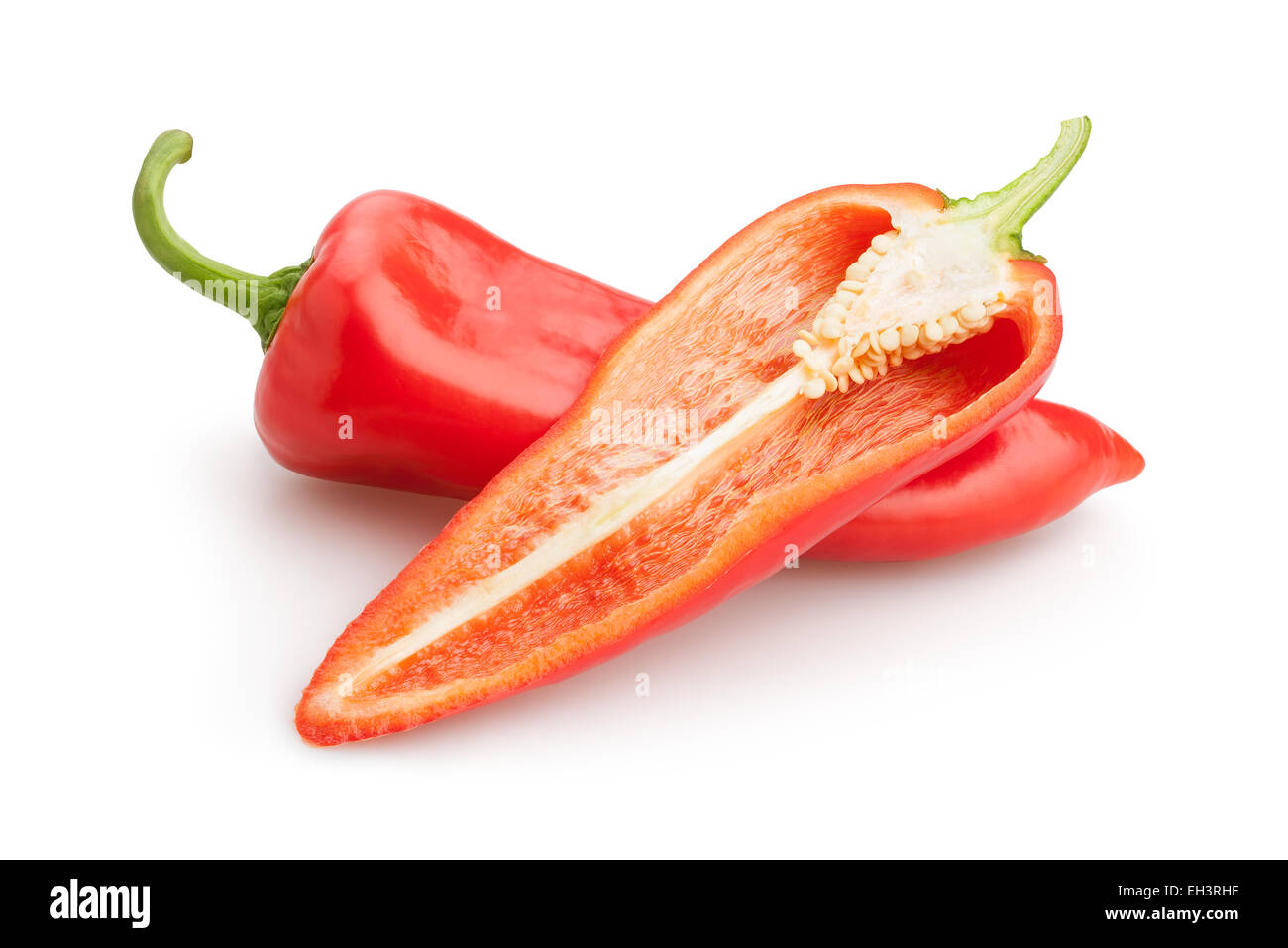 red pepper isolated Stock Photo - Alamy