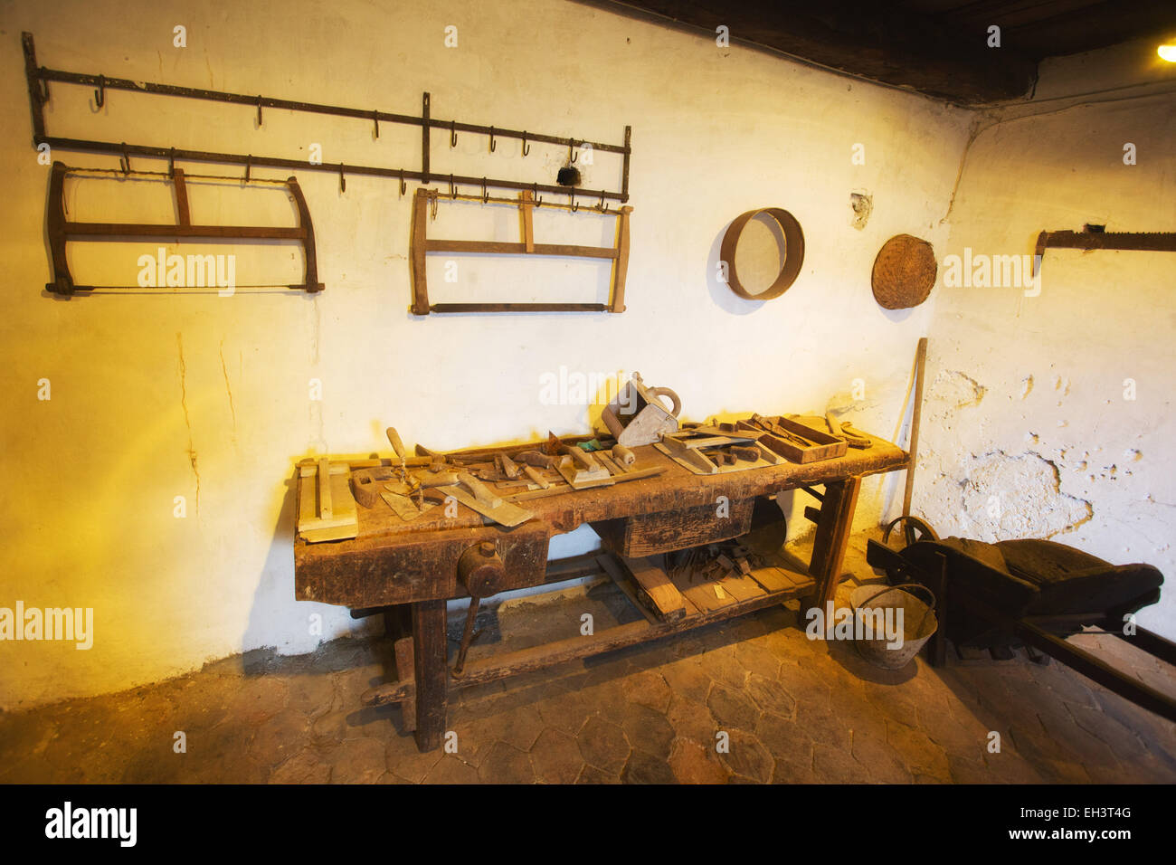 Ancient tools peasants in Sicily Stock Photo - Alamy