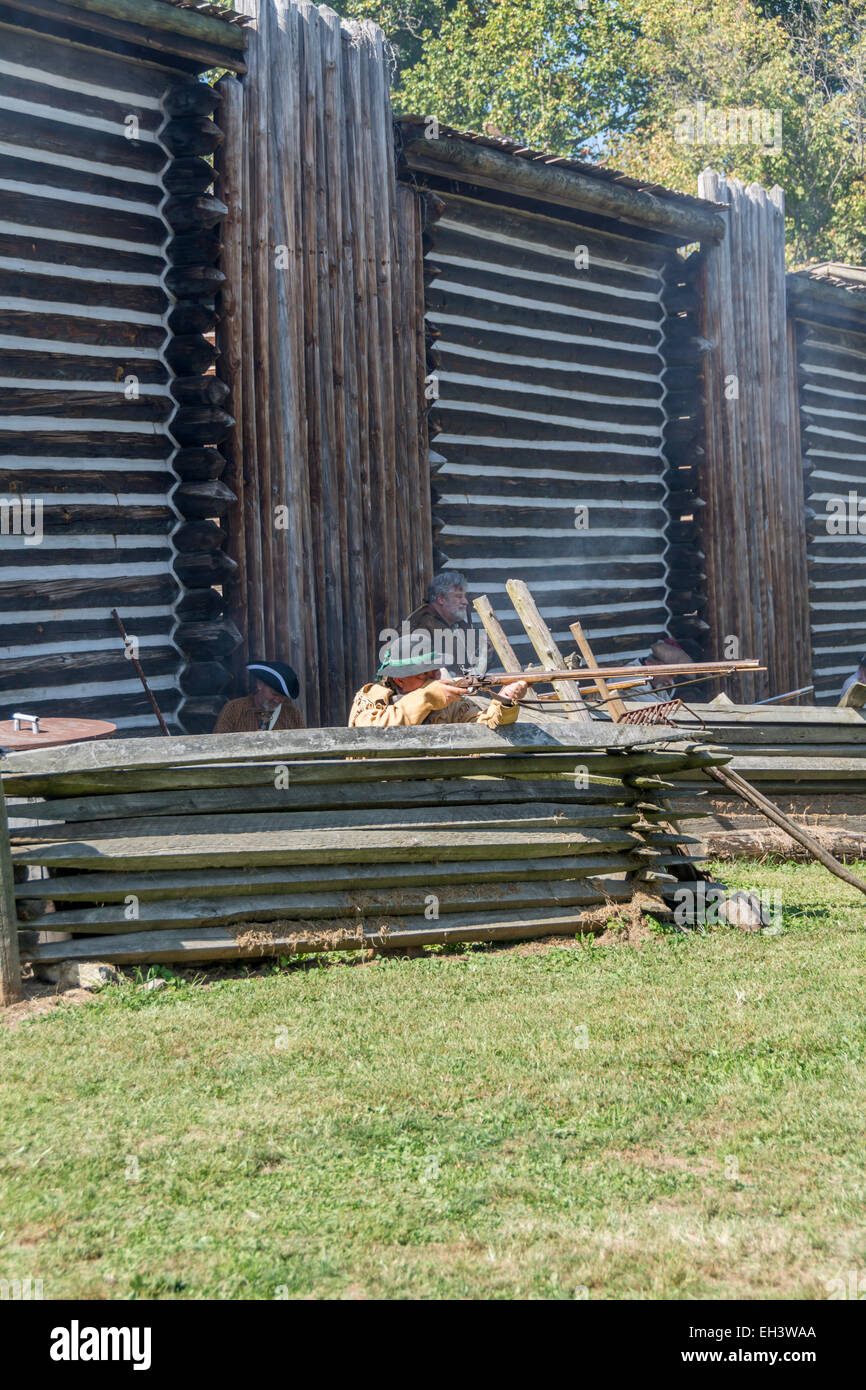 Daniel boone fort hi-res stock photography and images - Alamy