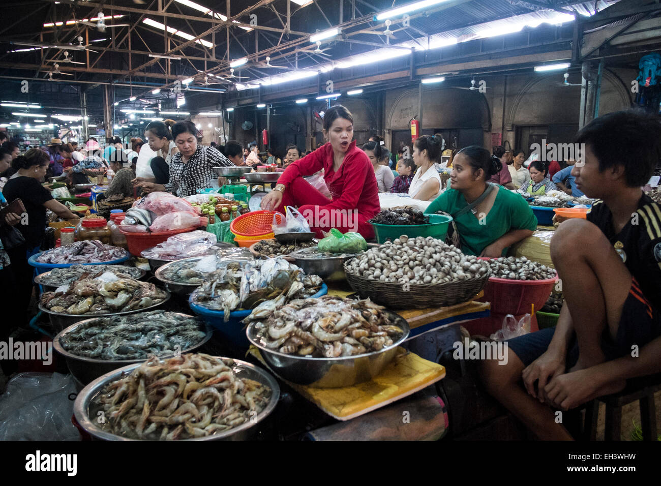 Old Market Siem Reap Cambodia Stock Photo - Alamy