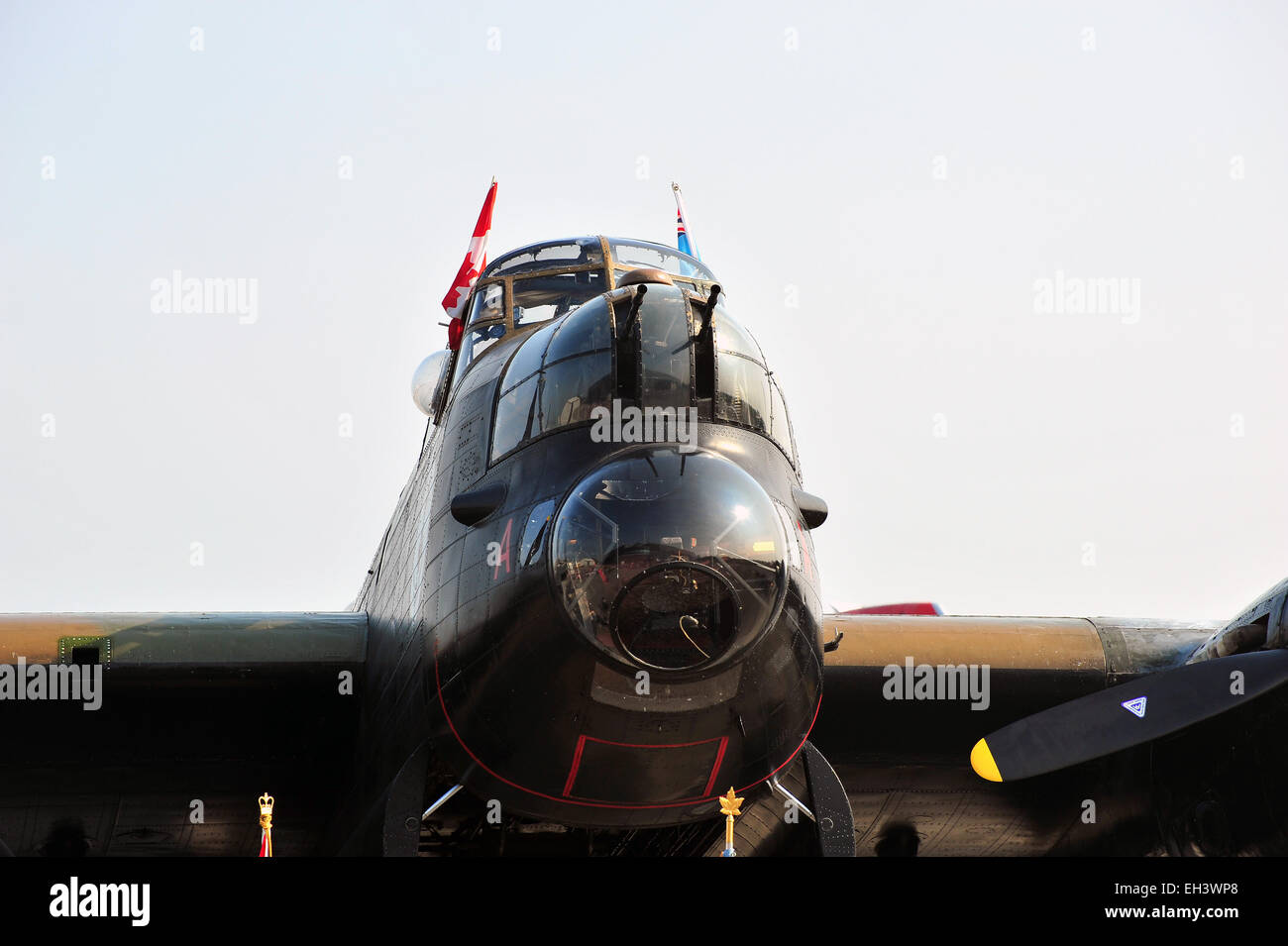 Lancaster cockpit hi-res stock photography and images - Alamy