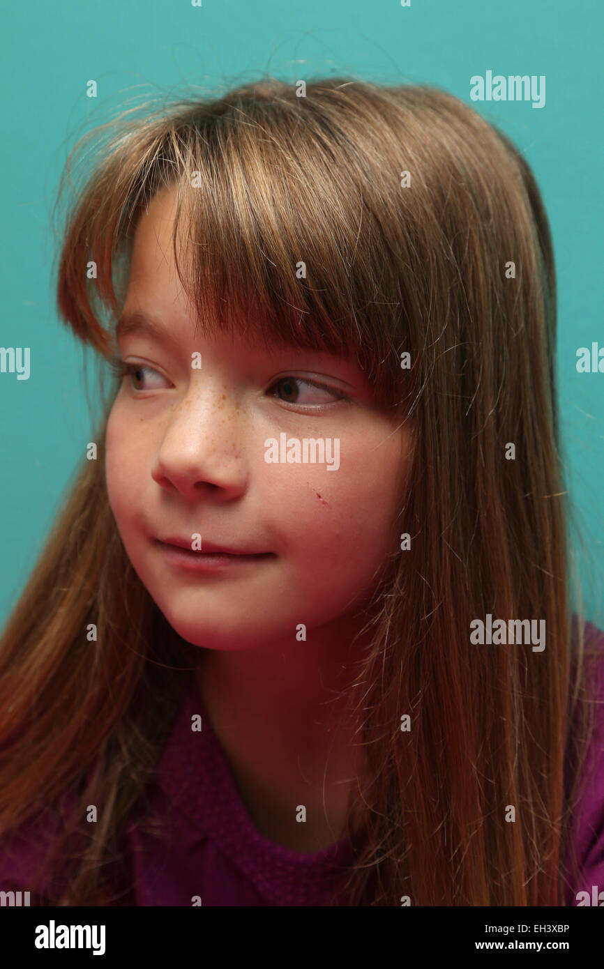 Portrait of girl- model released Stock Photo - Alamy