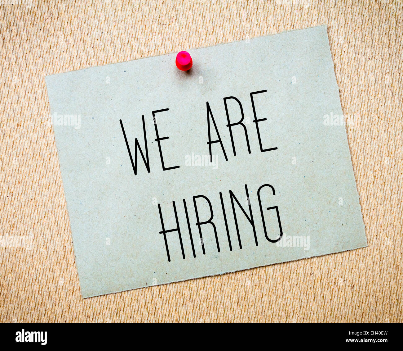 Hiring concept on paper hi-res stock photography and images - Alamy