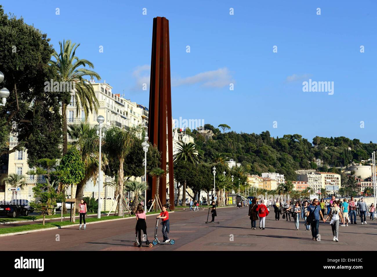 France, Alpes Maritimes, Nice, Vieux Nice district, Promenade des ...