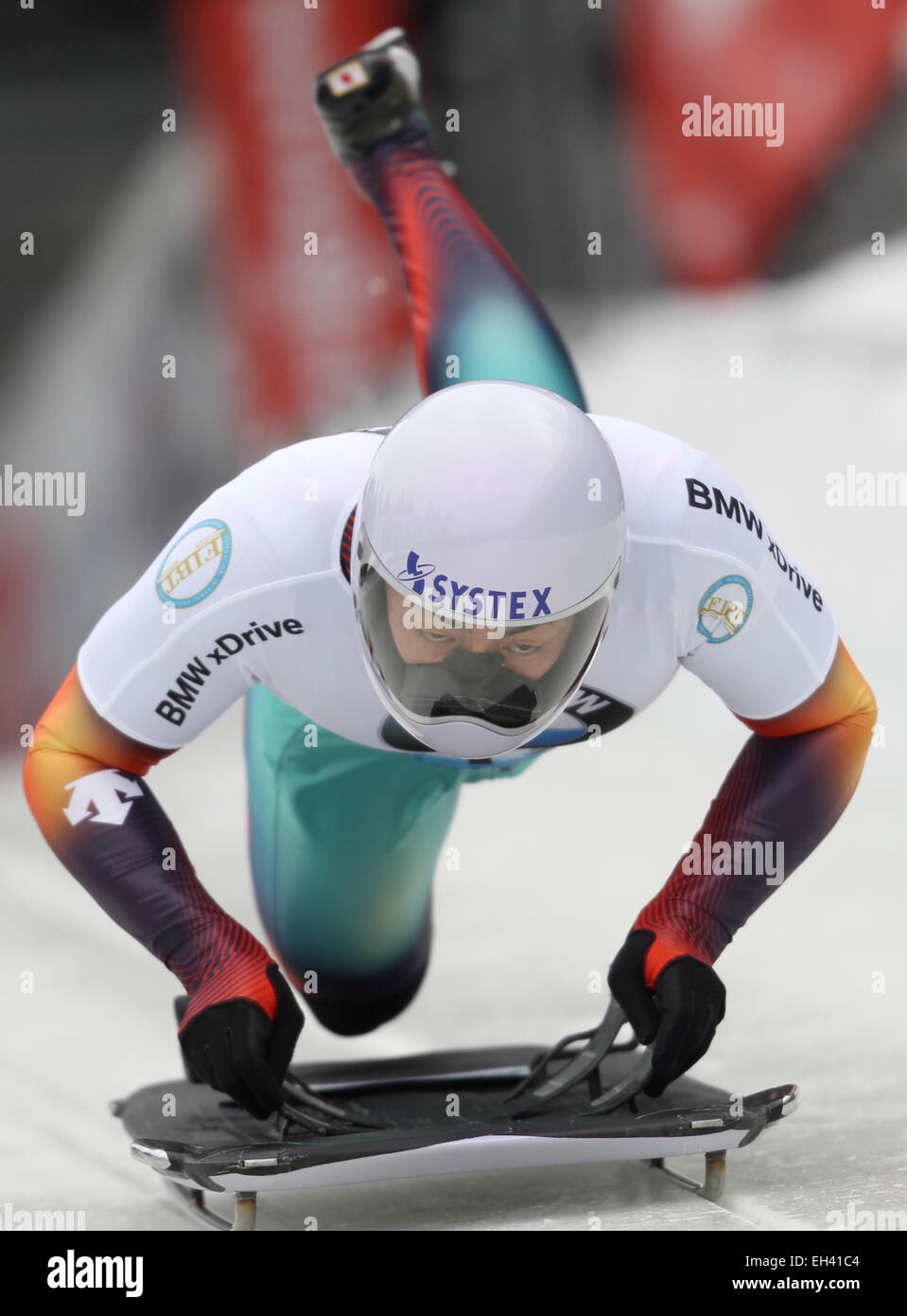 Winterberg, Germany. 06th Mar, 2015. Japanese skeleton pilot Hiroatsu ...
