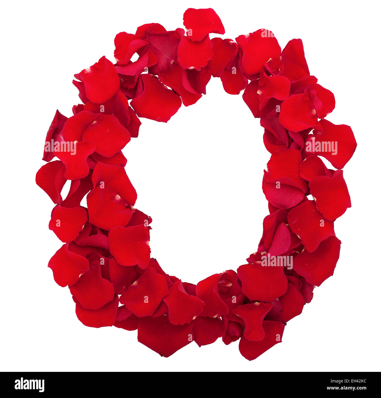 Letter rose petals of flowers Stock Photo - Alamy