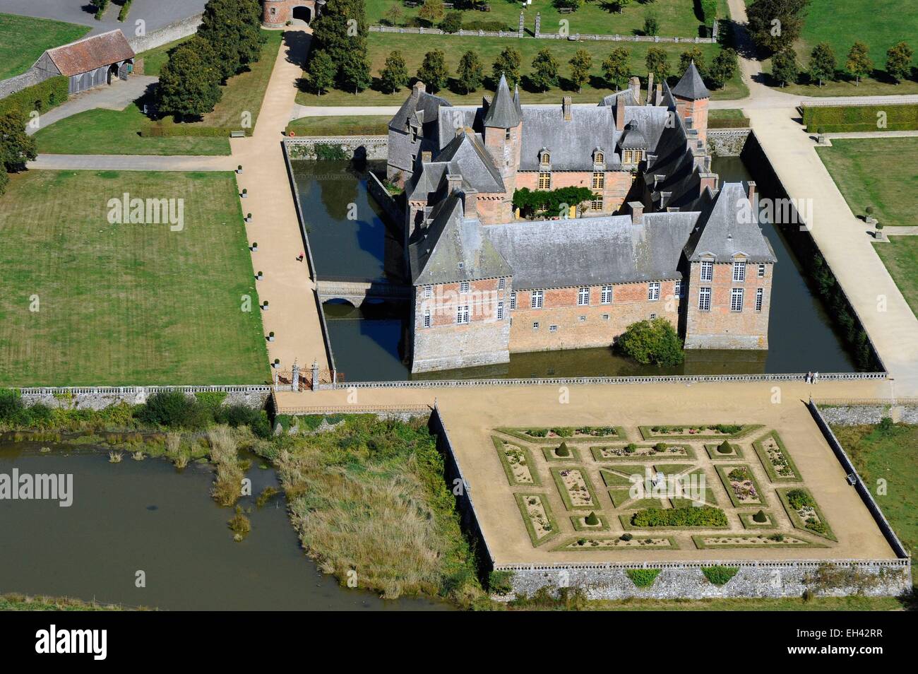 France, Orne, Carrouges, Carrouges Castle Stock Photo - Alamy