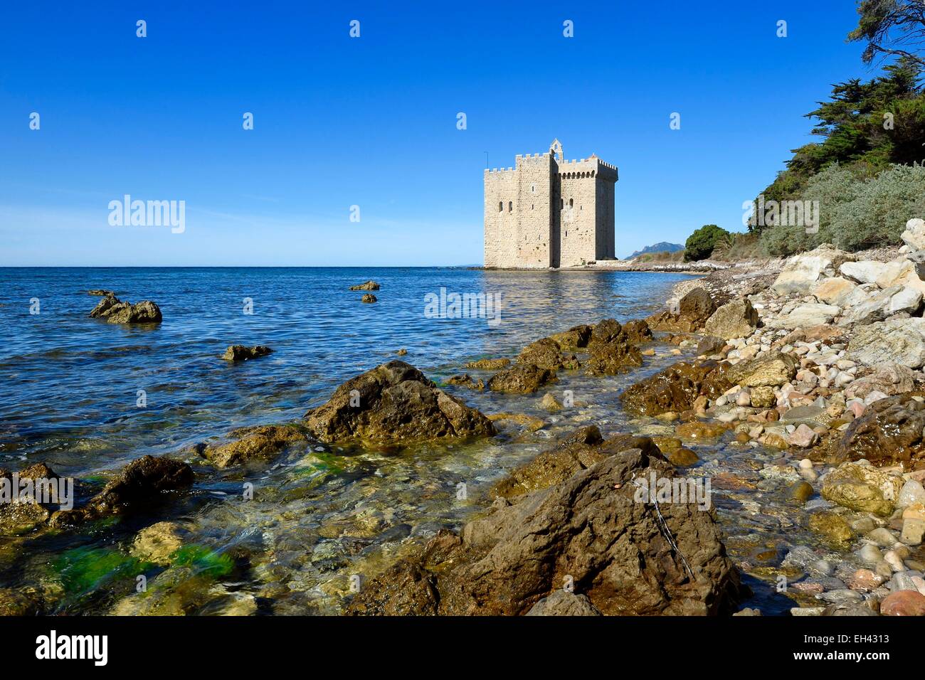 Ile de lerins fortified monastery hi-res stock photography and images ...