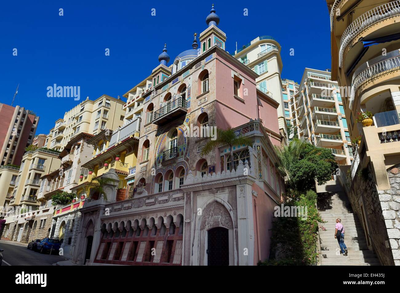 Principality of Monaco, Monaco, Moneghetti district, Villa Danichgah ...