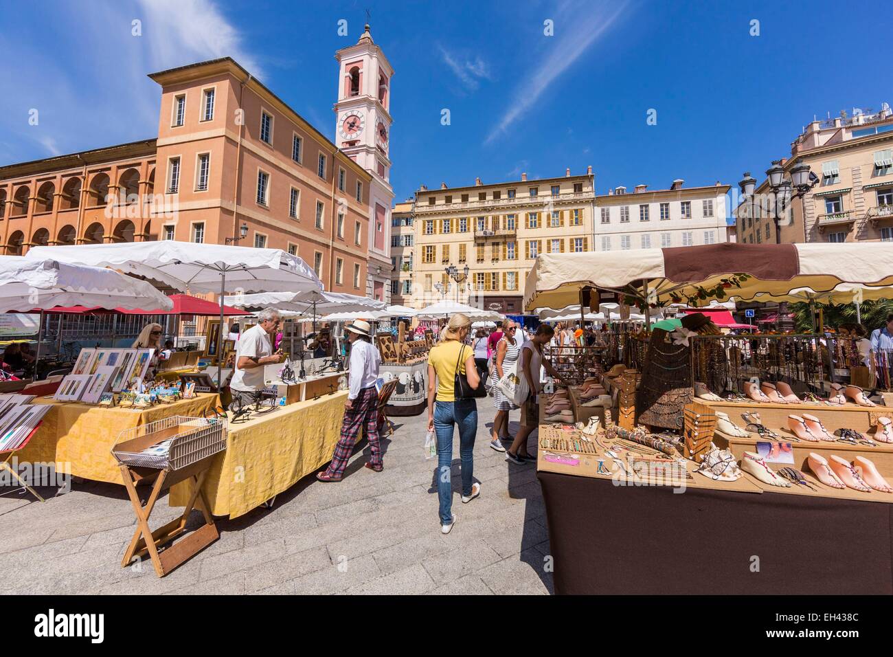 France, Alpes Maritimes, Nice, the barracks Rusca, the Rusca palace and ...