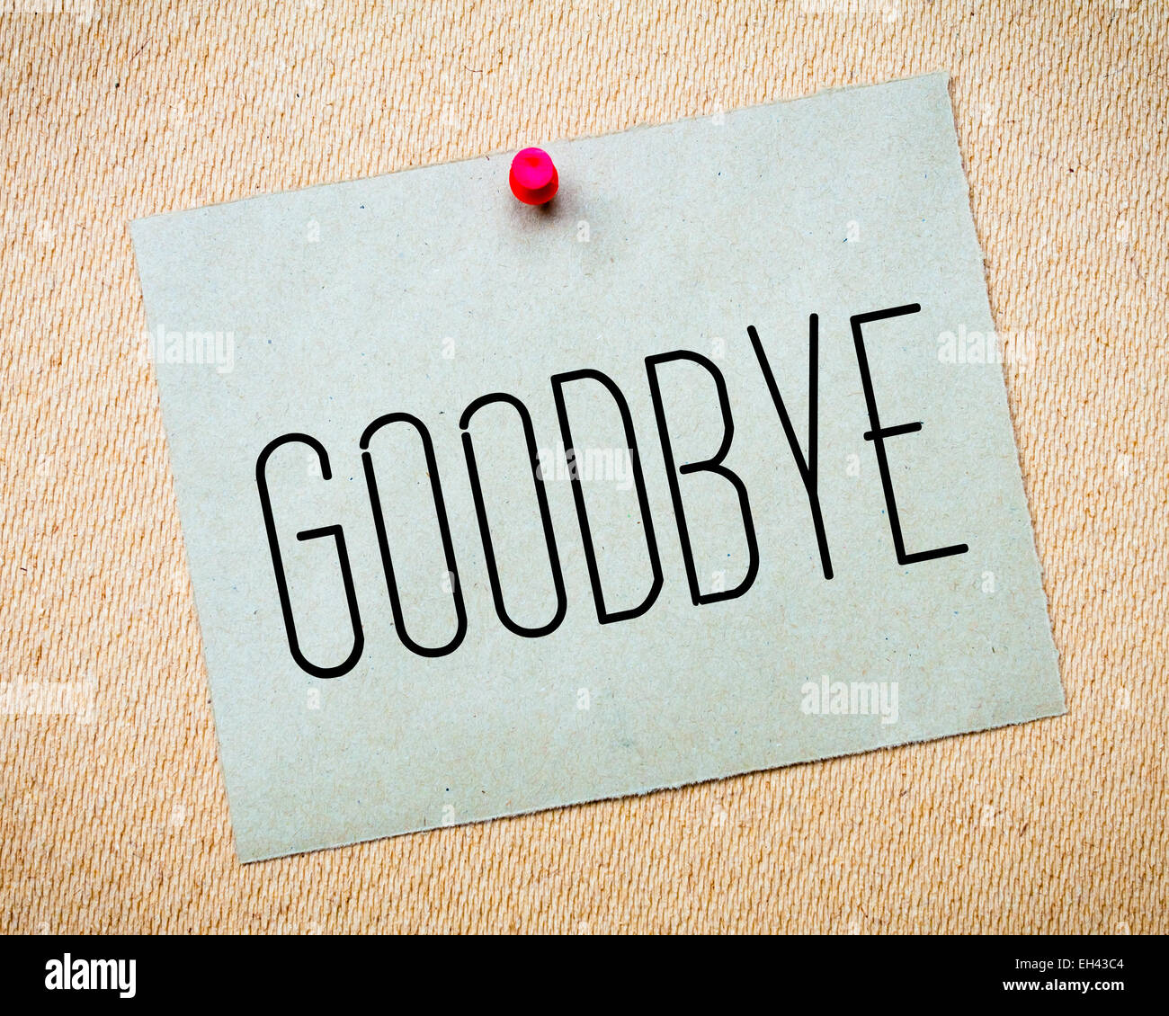 Farewell note hi-res stock photography and images - Alamy
