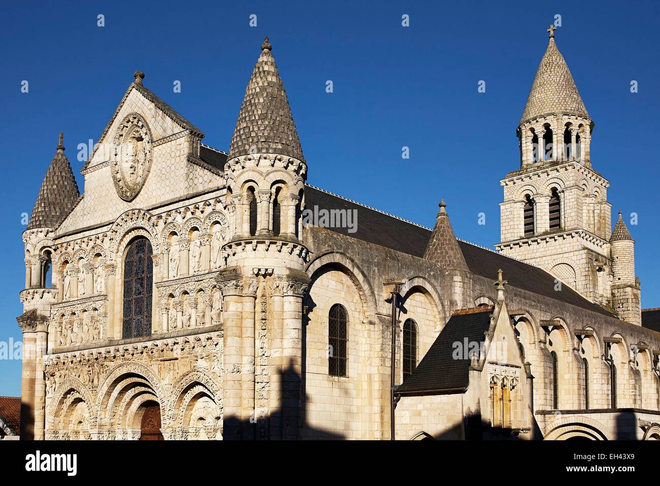 France, Vienne, Poitiers, Notre Dame la Grande church Stock Photo - Alamy