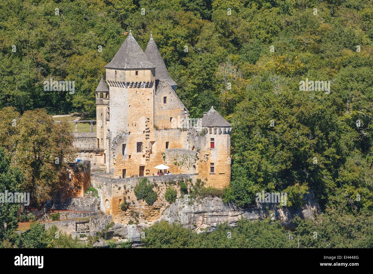 France, Dordogne, Marquay, Laussel castle Stock Photo - Alamy