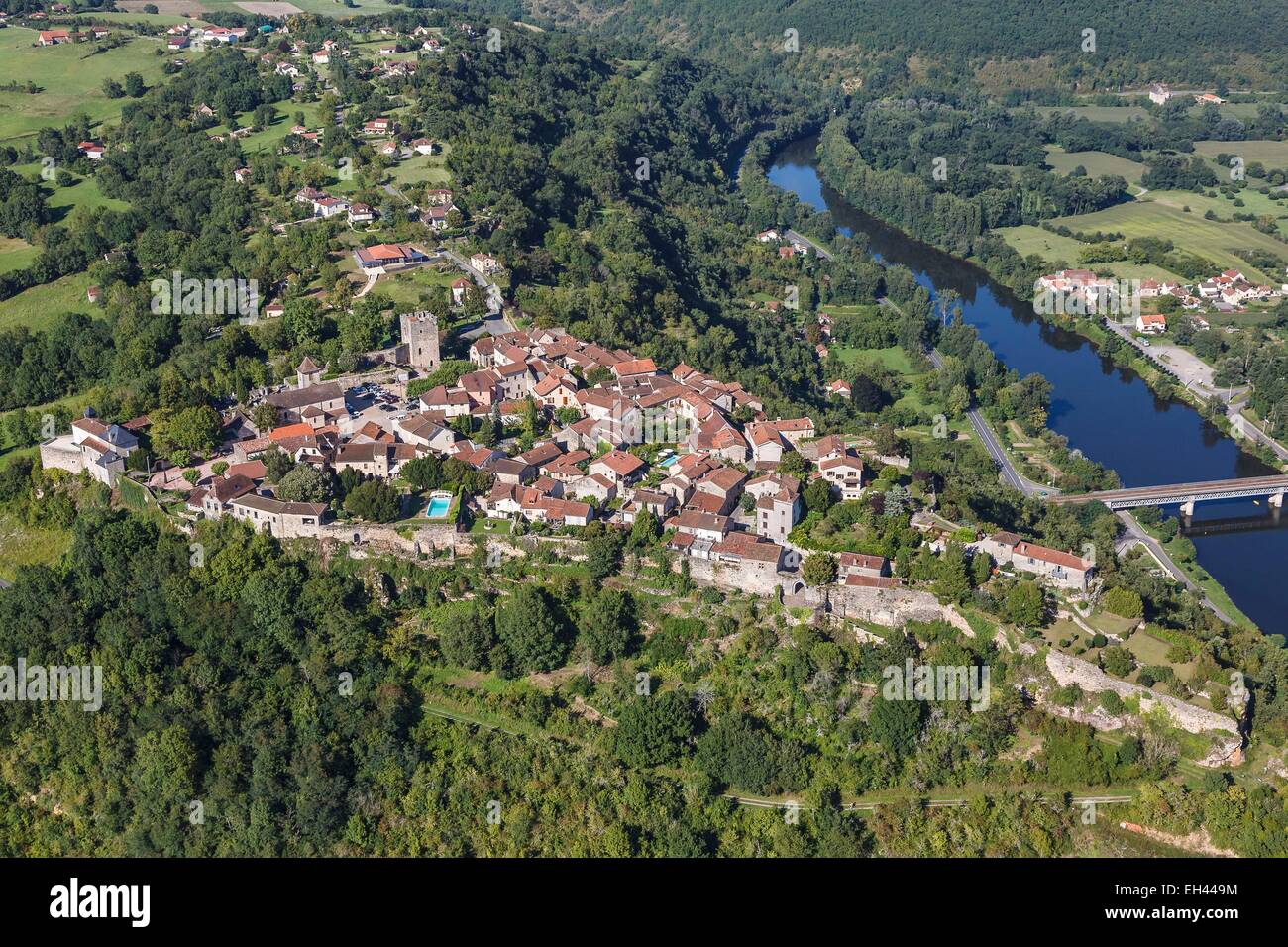 France, Lot, Capdenac, labelled Les Plus Beaux Villages de France (The ...