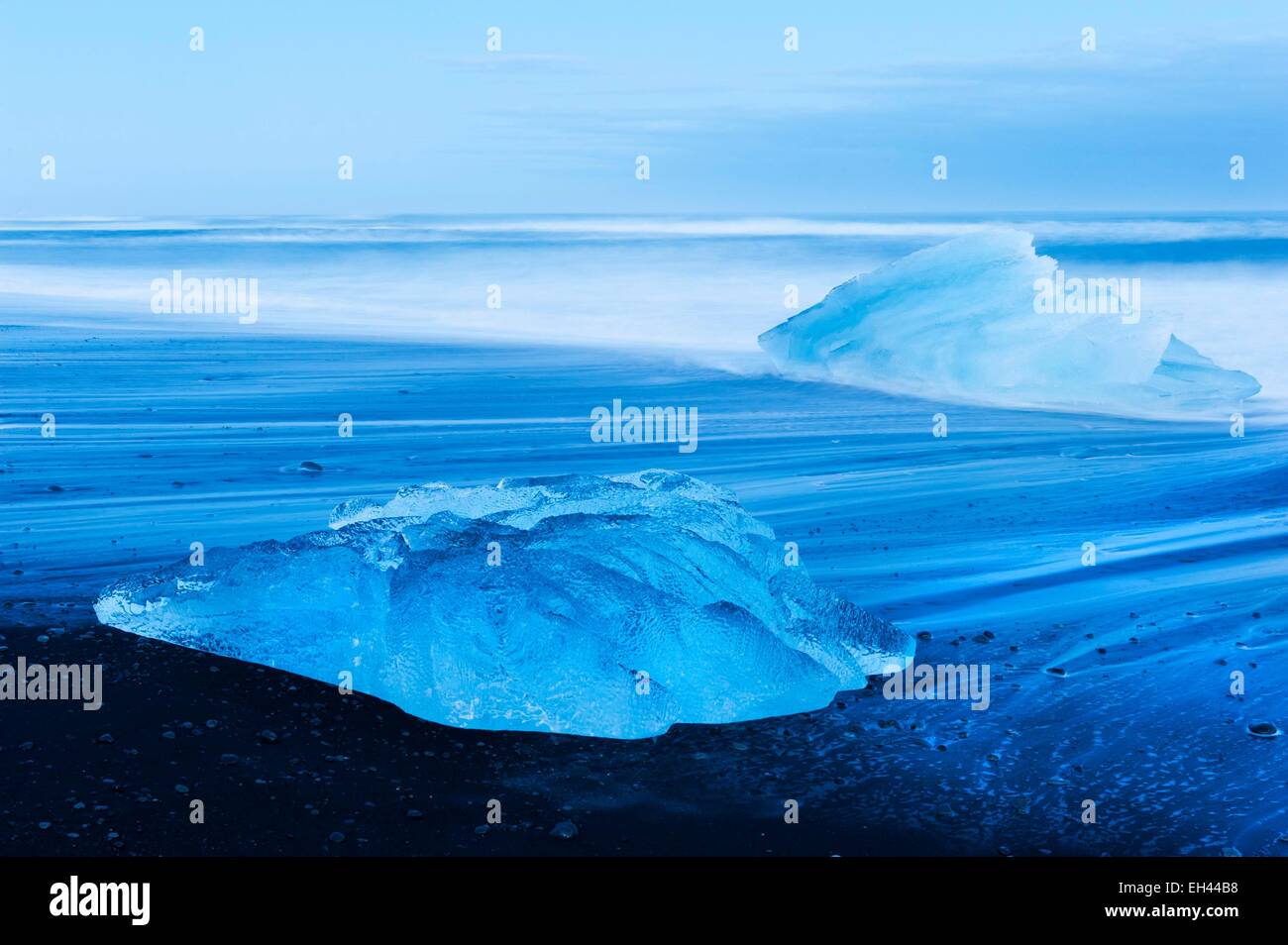 Close up iceberg on black hi-res stock photography and images - Alamy