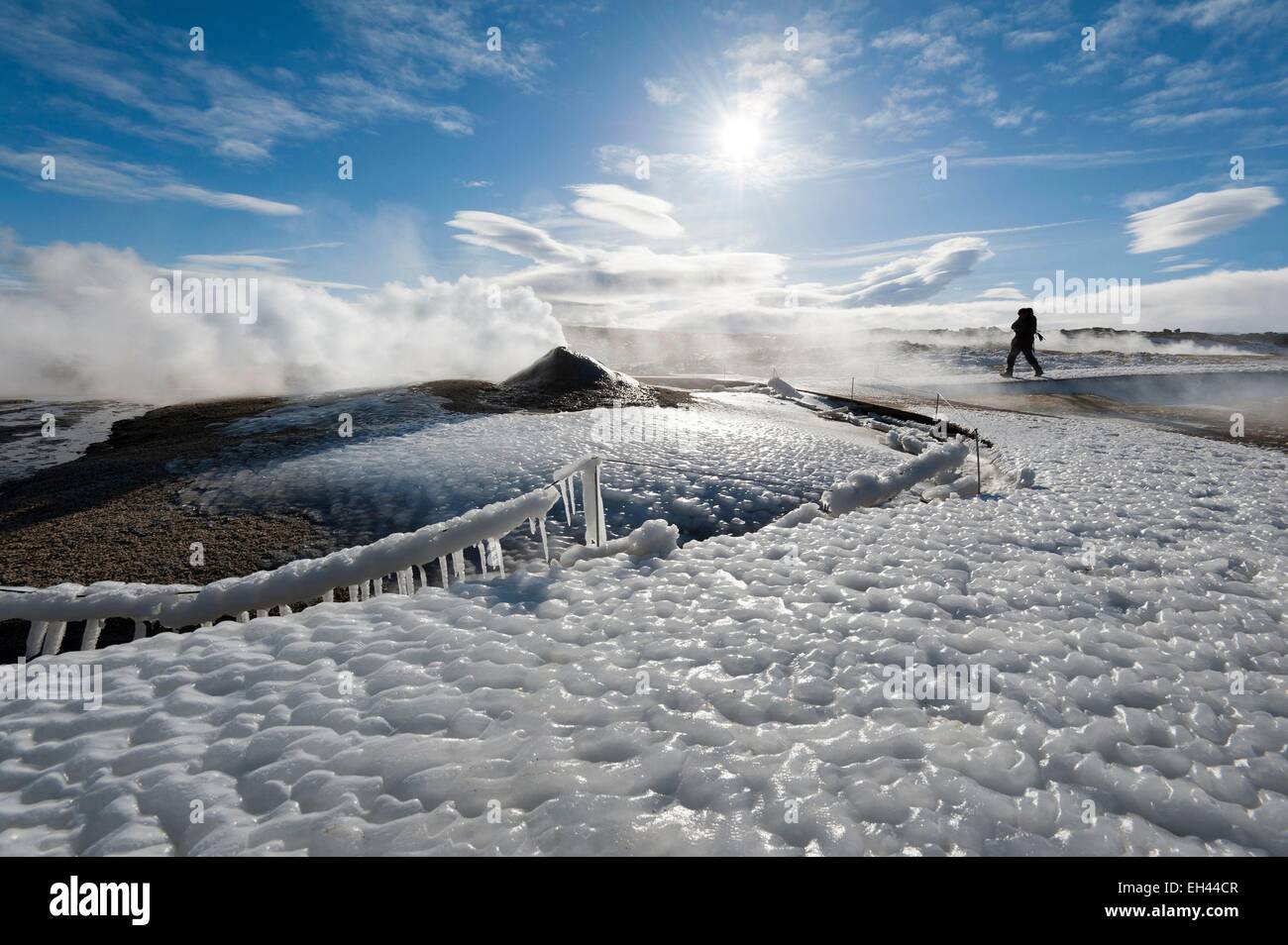 Steam energy man view hi-res stock photography and images - Alamy