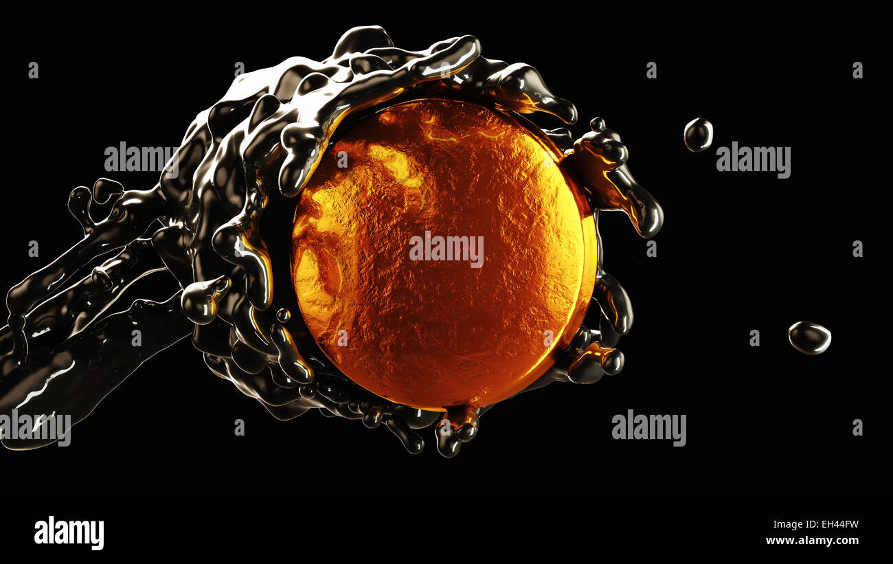 Golden flow hi-res stock photography and images - Alamy