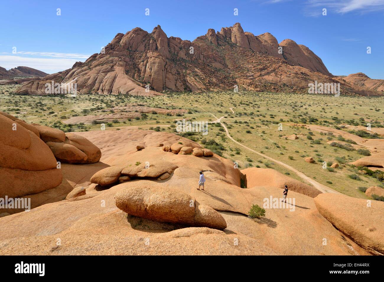 Namibia, Erongo region, Damaraland, Namib desert, Spitzkoppe or ...