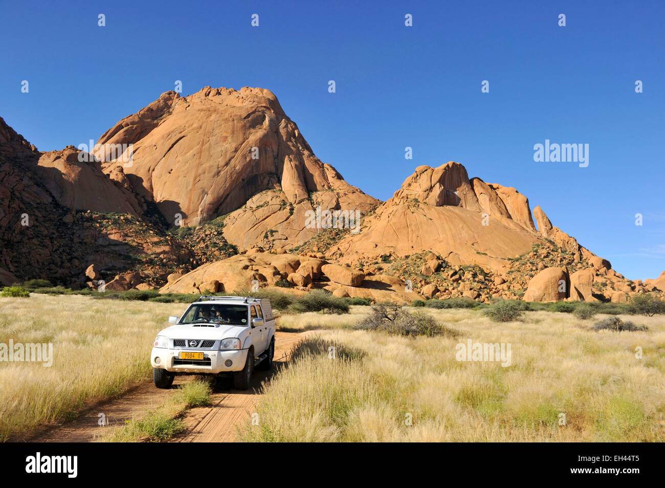 Namibia, Erongo region, Damaraland, Namib desert, Spitzkoppe or ...
