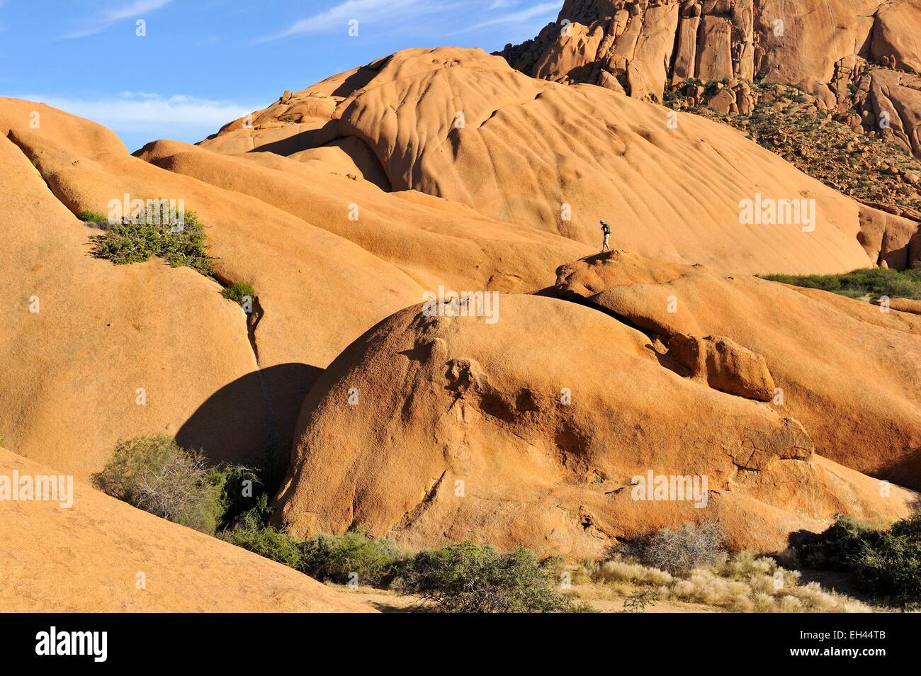 Namibia, Erongo region, Damaraland, Namib desert, Spitzkoppe or ...