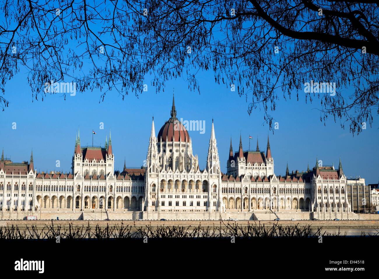 Hungary, Budapest, banks of Danube river, listed as World Heritage by ...