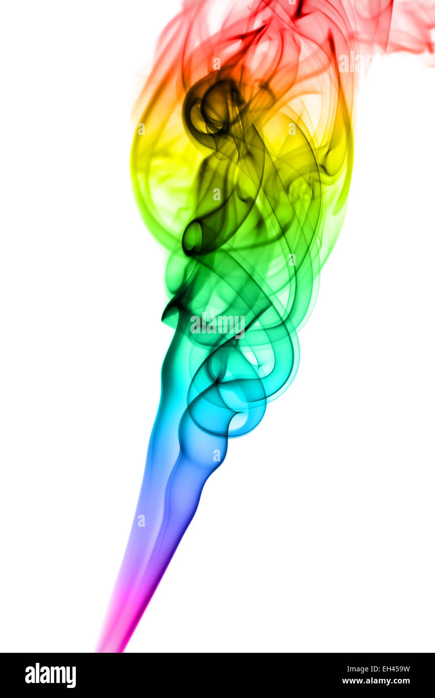 Abstract fume gradient pattern over the white background Stock Photo ...