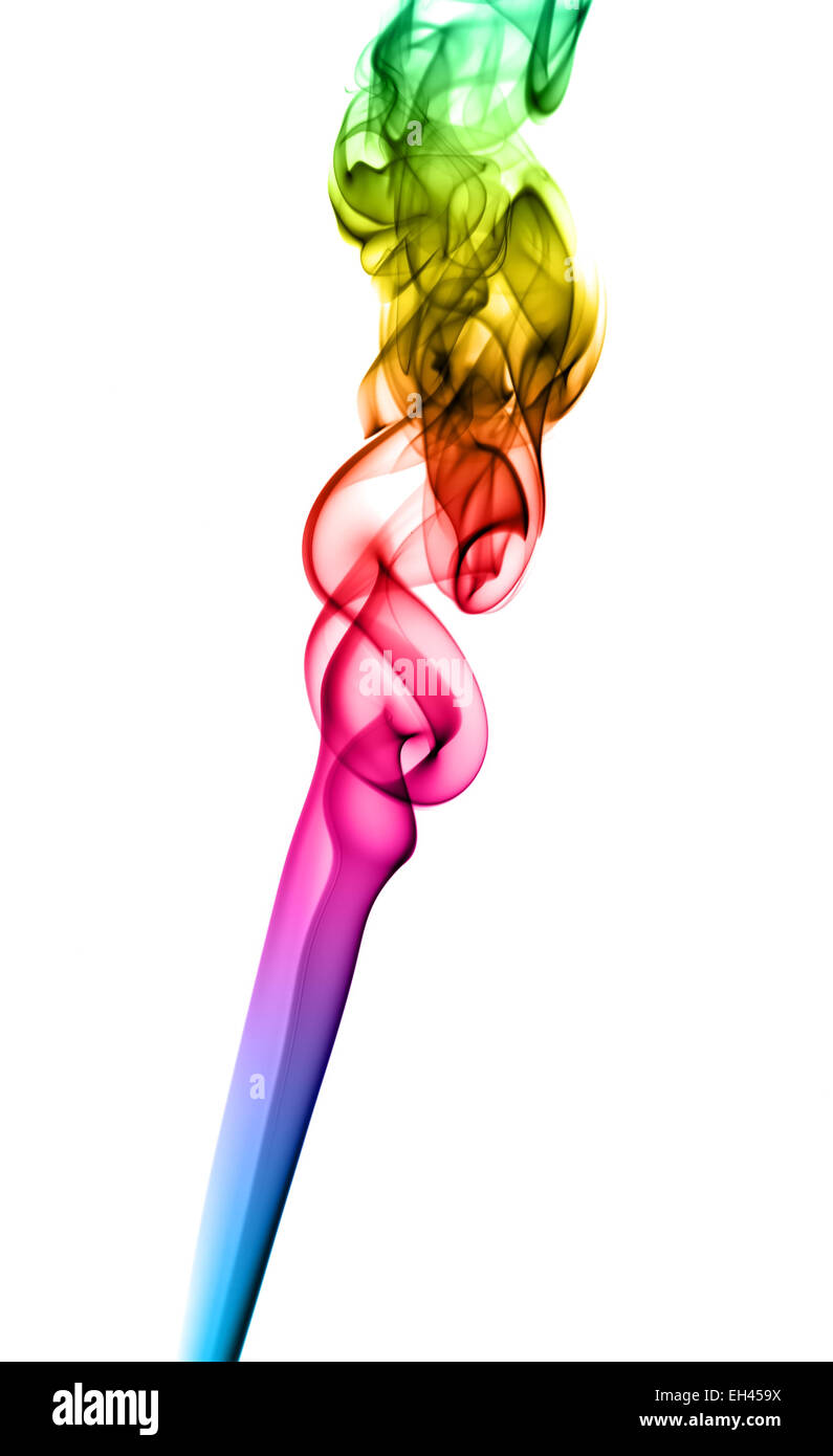 Abstract gradient fume pattern over white background Stock Photo - Alamy