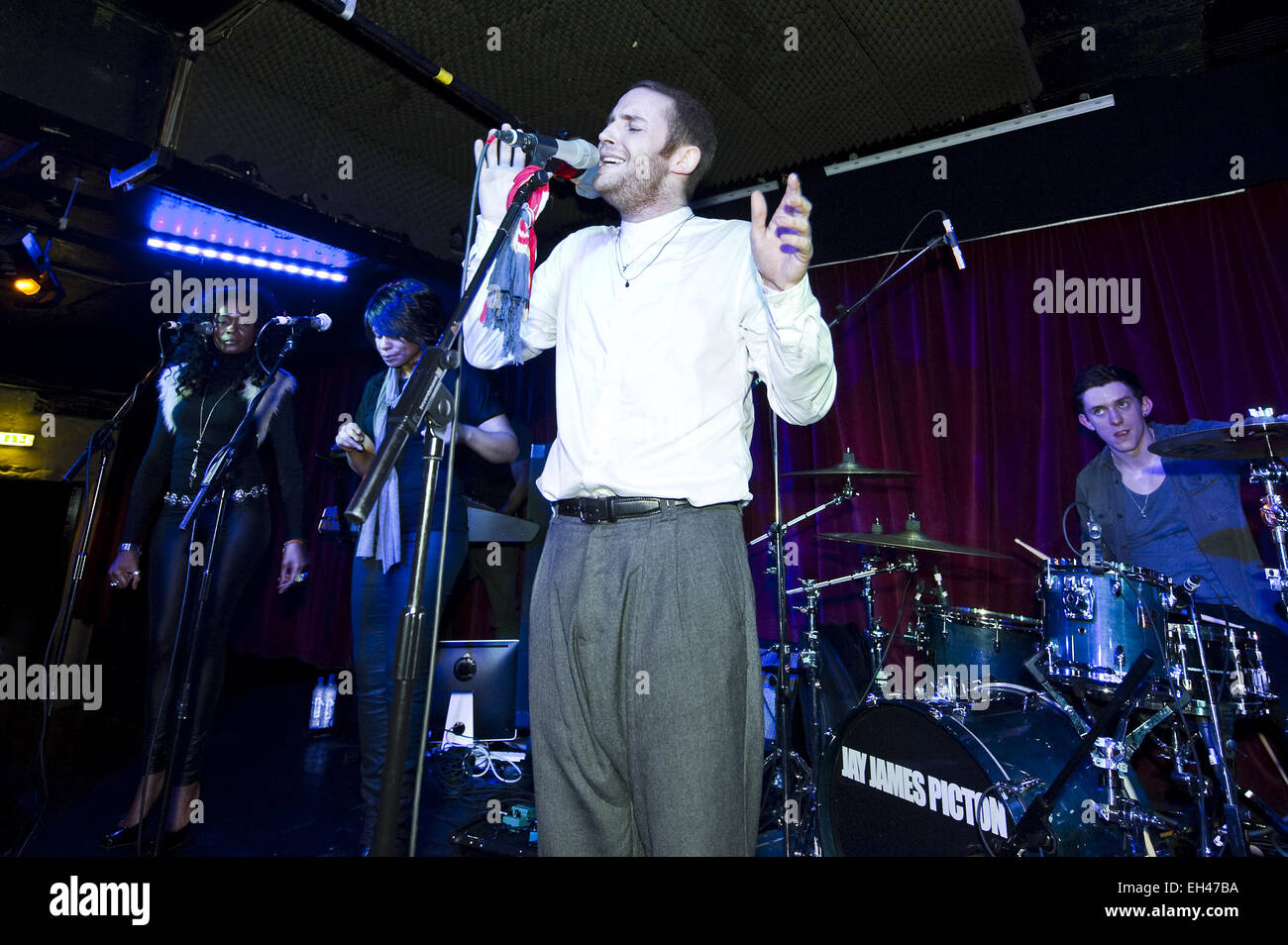 X Factor (UK) 2014 contestant Jay James performing as 'Jay James Picton ...