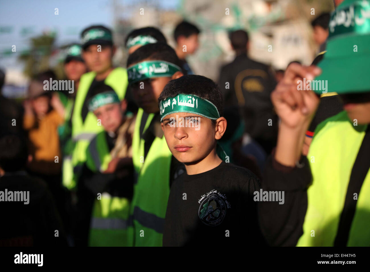 Bureij, Gaza Strip, Palestinian Territory. 6th Mar, 2015. Palestinian ...