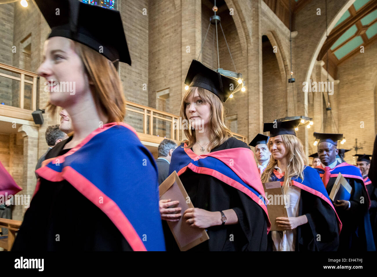 London, UK. 6th March, 2015. Graduation Ceremony at St. Mary’s ...