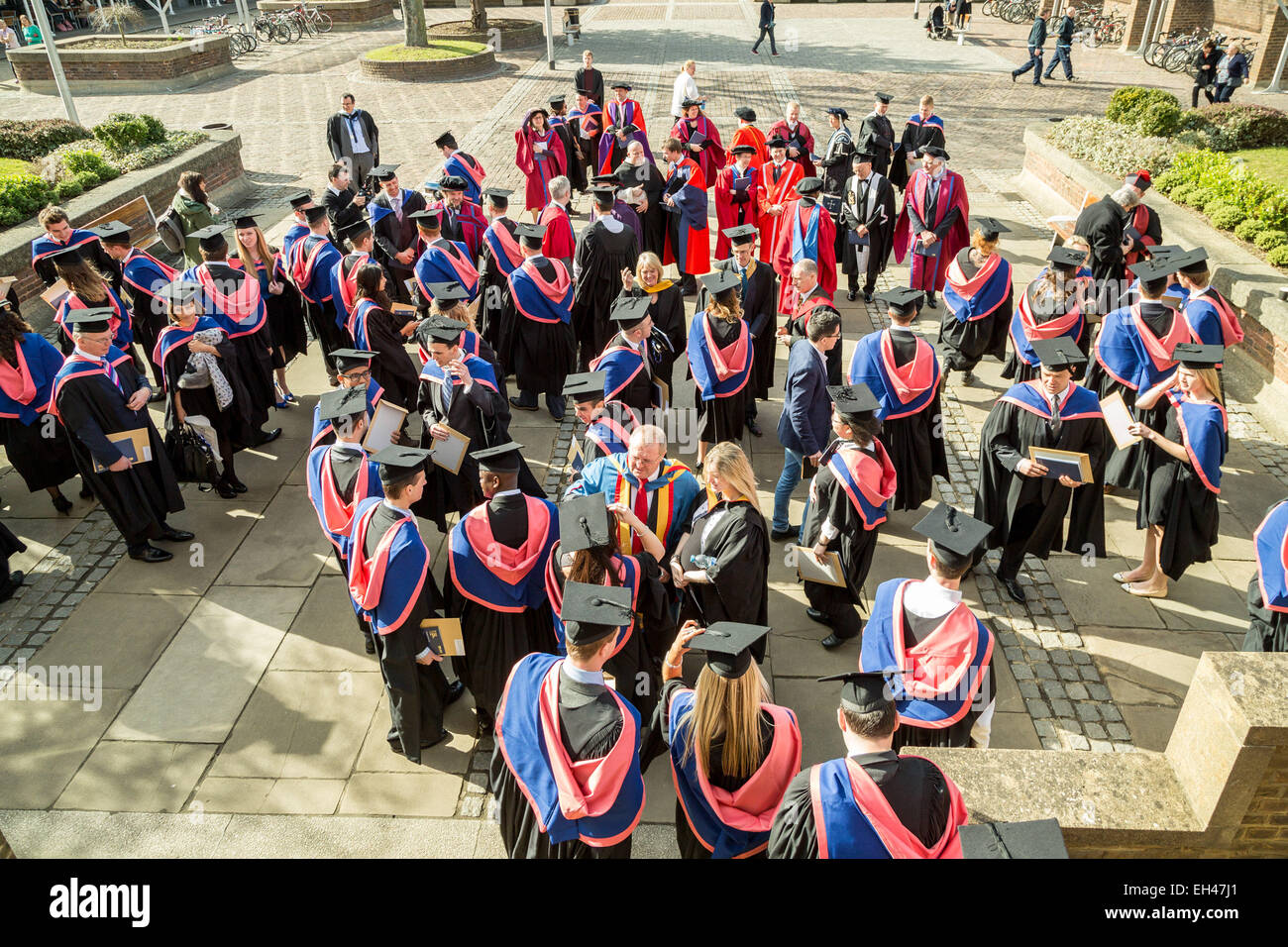 Graduation ceremony university college london hi-res stock photography ...