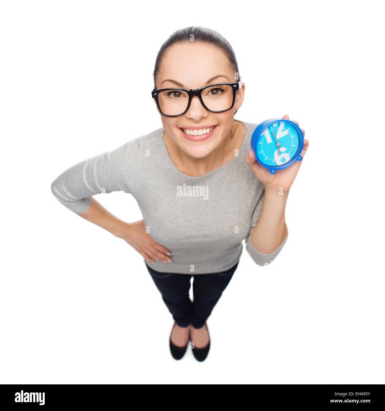 Eyeglasses in hand Cut Out Stock Images & Pictures - Alamy