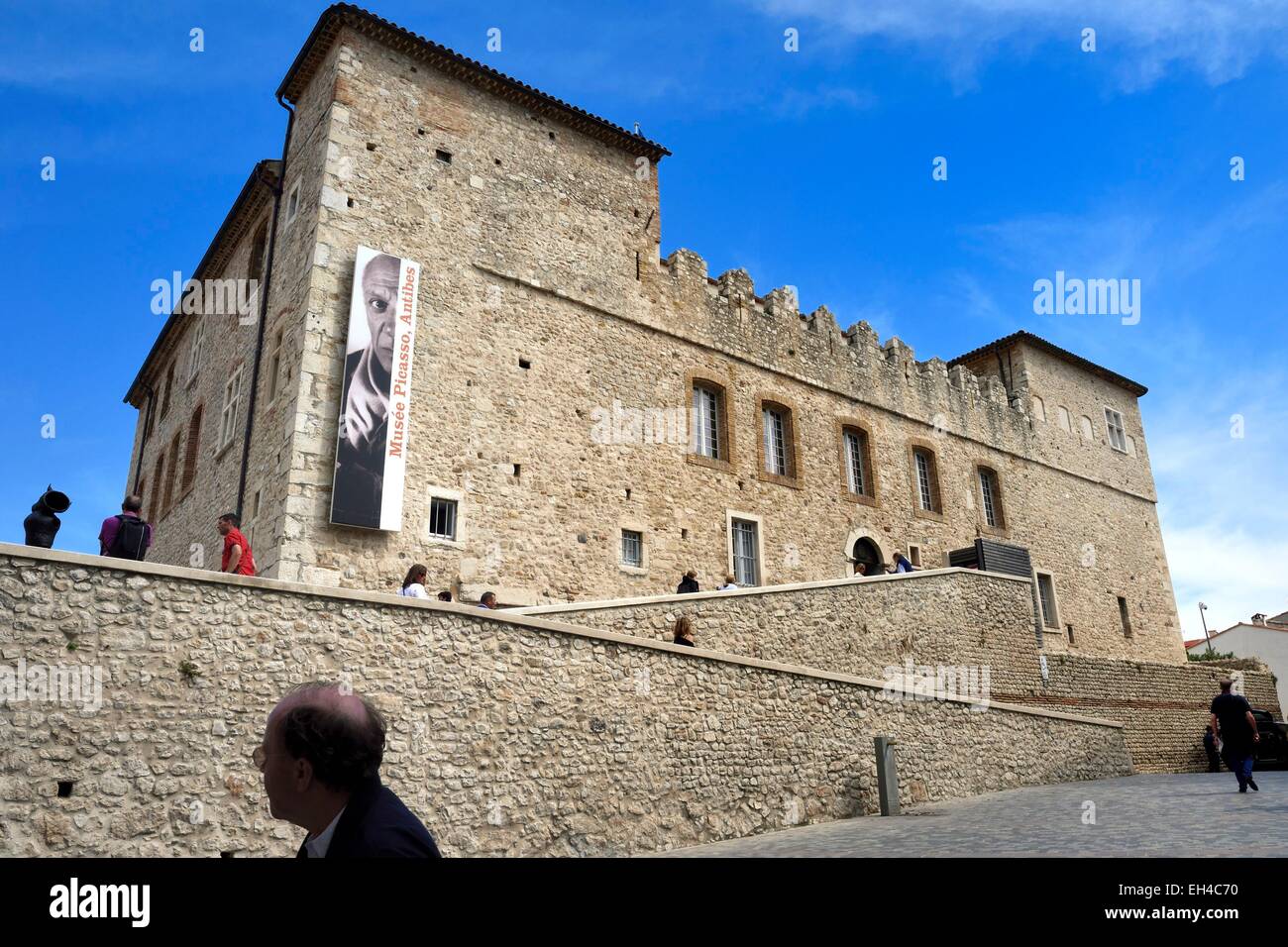 France, Alpes Maritimes, Antibes, the Picasso Museum in the Grimaldi ...