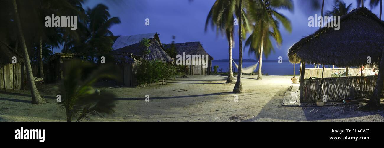 Traditional kuna house san blas hi-res stock photography and images - Alamy