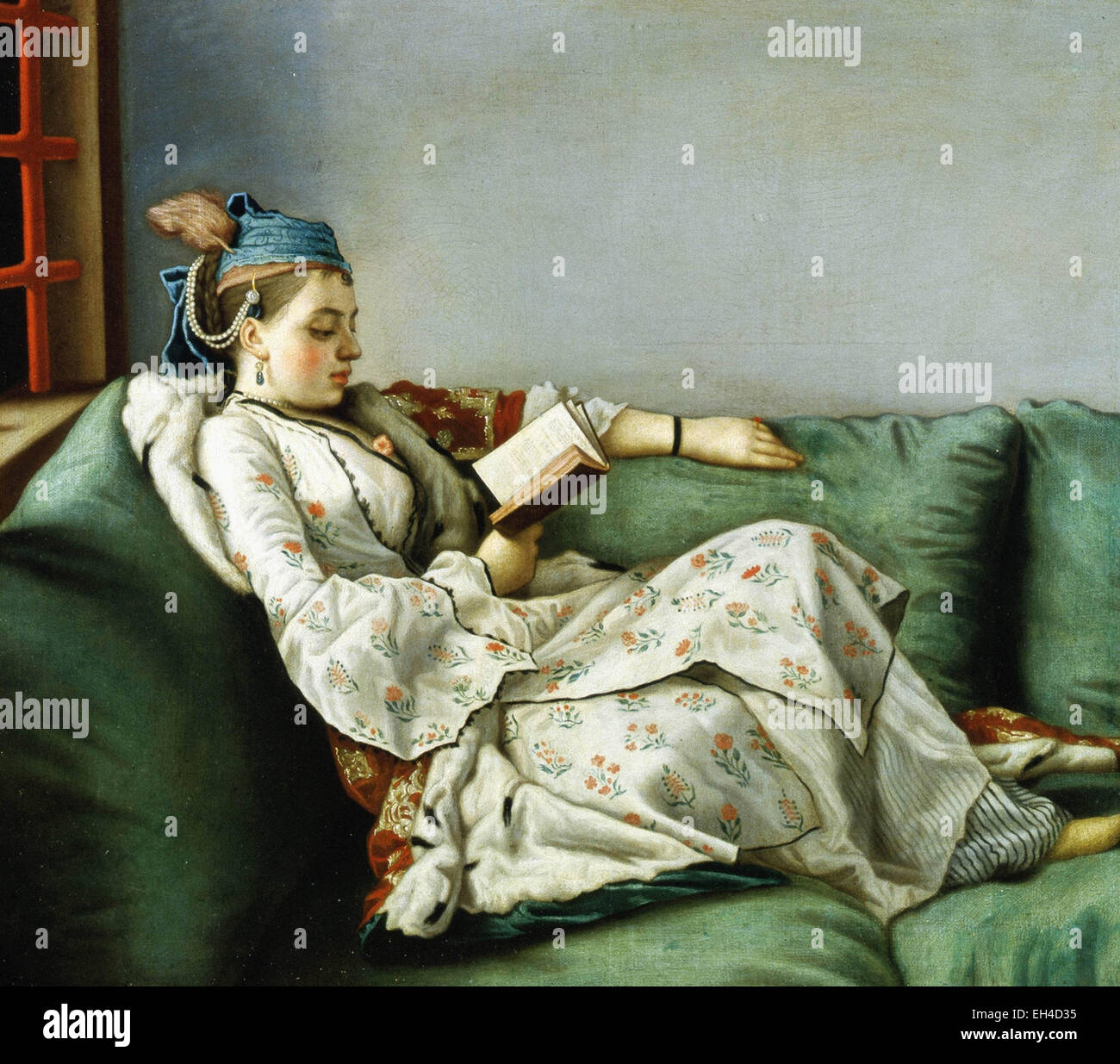 Jean Etienne Liotard Portrait of Maria Adelaide of France in Turkish ...