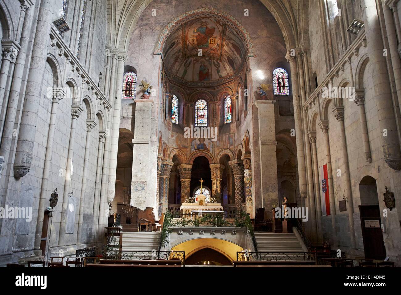 Mural church of sainte radegonde hi-res stock photography and images ...