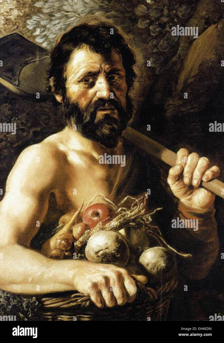 Jan lievens the four elements ages of man earth maturity hi-res stock ...