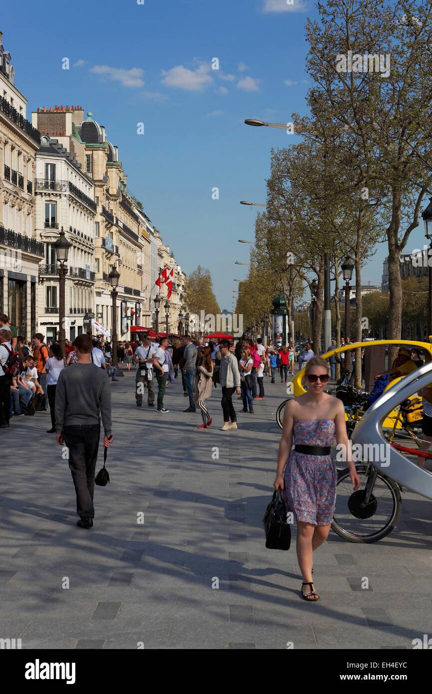 France, Paris, Champs-Elysees Stock Photo - Alamy