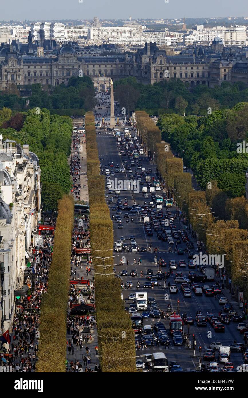 France, Paris, Champs-Elysees Stock Photo - Alamy